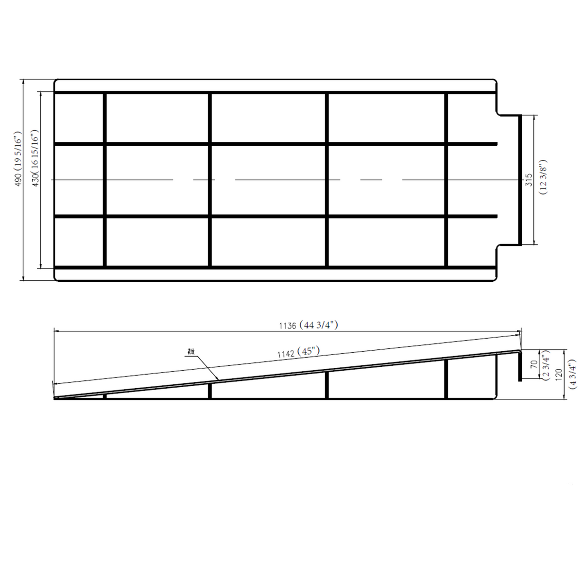 APlusLift 4-Post Lift 45" Long Aluminum Ramps – APlusLift Official Store